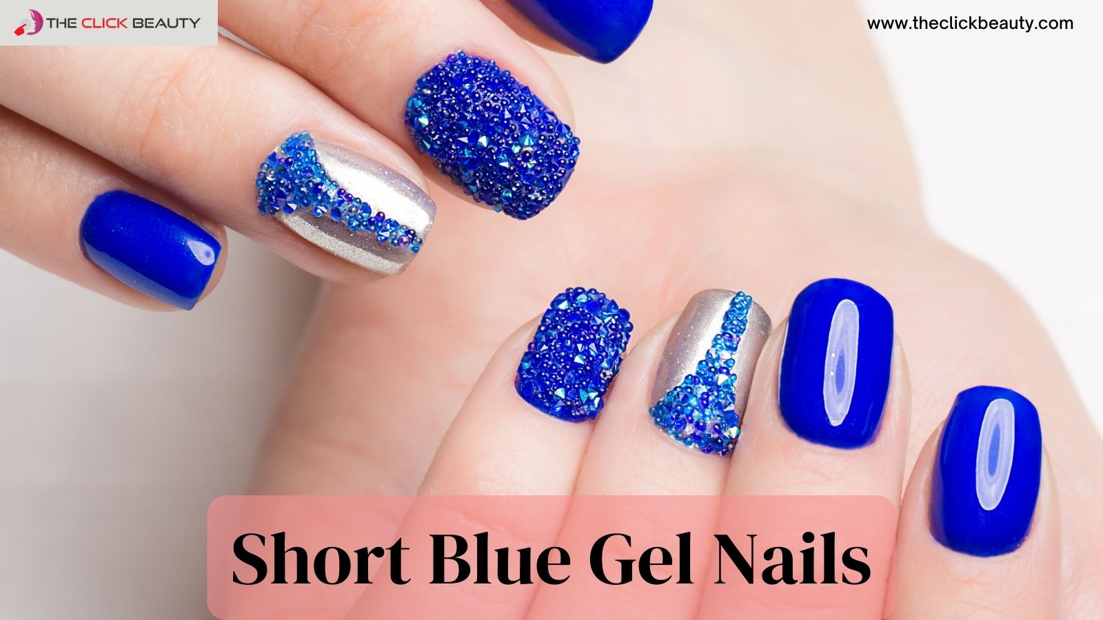 Short Blue Gel Nails: The Perfect Accessory For Any Outfit